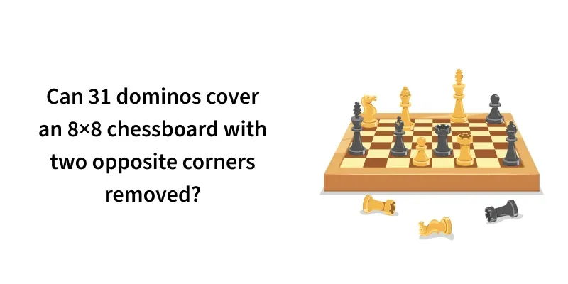 Puzzle | Chessboard and dominos - GeeksforGeeks