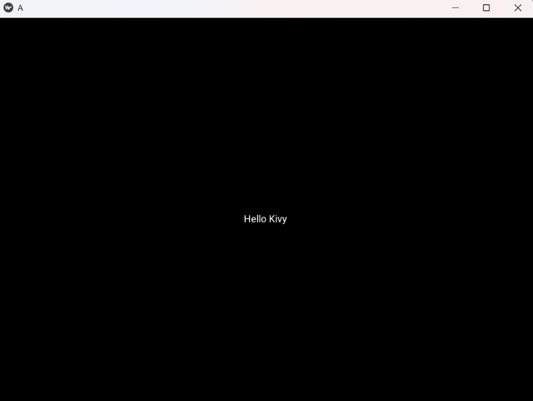 Add Label to a Kivy Window - Python - GeeksforGeeks