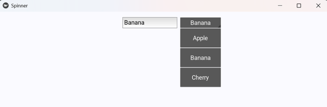 Spinner Widget in Kivy - Python - GeeksforGeeks