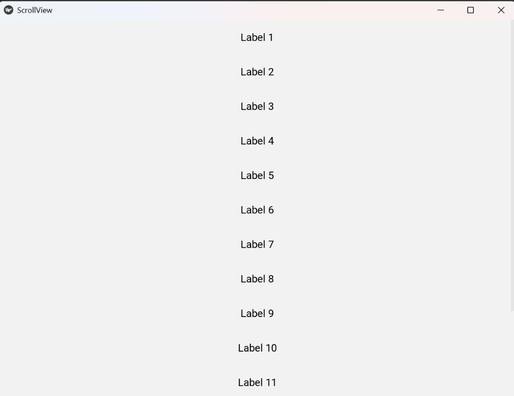 Scrollview Widget in Kivy - Python - GeeksforGeeks