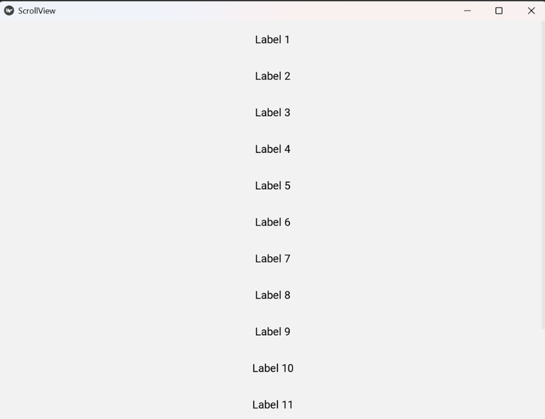 Scrollview Widget in Kivy - Python - GeeksforGeeks