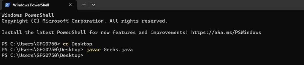 Compilation and Execution of a Java Program - GeeksforGeeks