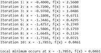 Implementing gradient descent in Python to find a local minimum ...