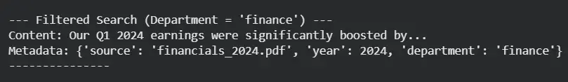 Metadata Filtering in LangChain - GeeksforGeeks