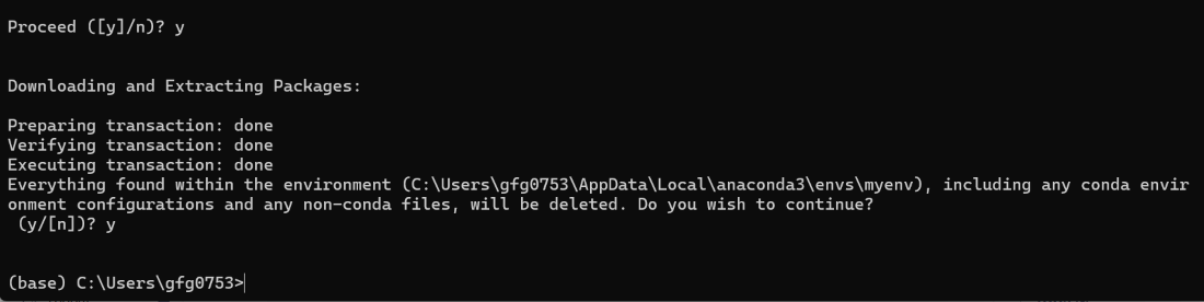 Set up virtual environment for Python using Anaconda - GeeksforGeeks