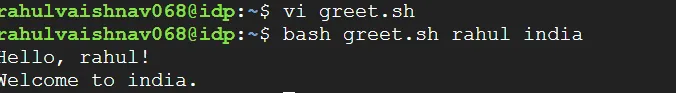 Positional Parameters in Shell Script - GeeksforGeeks