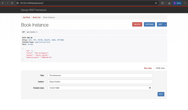Building a Simple API with Django REST Framework - GeeksforGeeks