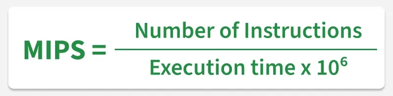 Million Instructions Per Second (MIPS) - GeeksforGeeks