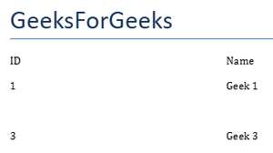Working with Tables - Python .docx Module - GeeksforGeeks