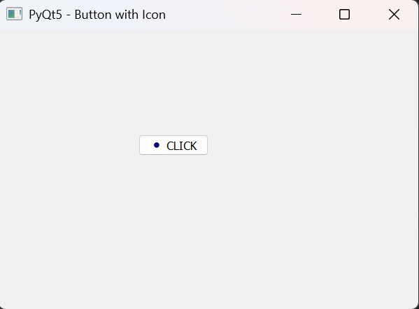 PyQt5 - Add image icon on a Push button - GeeksforGeeks