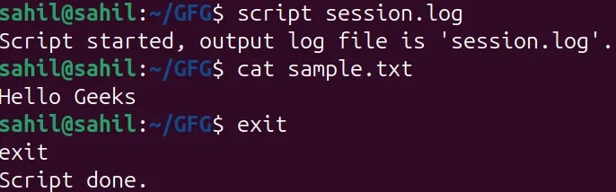 Logging and Monitoring Commands in Linux - GeeksforGeeks