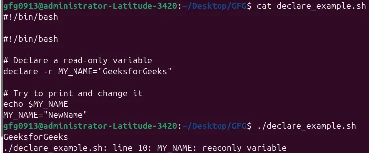 Shell Built-in and Scripting Commands in Linux - GeeksforGeeks