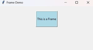 Python Tkinter - Frame Widget - GeeksforGeeks