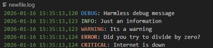 Logging in Python - GeeksforGeeks