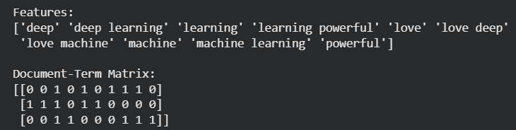 Using CountVectorizer to Extracting Features from Text - GeeksforGeeks