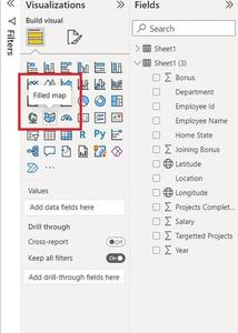 Power BI - Create a Filled Map - GeeksforGeeks