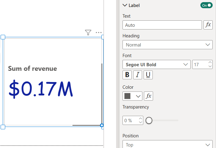 Power BI - How to Format a Card? - GeeksforGeeks