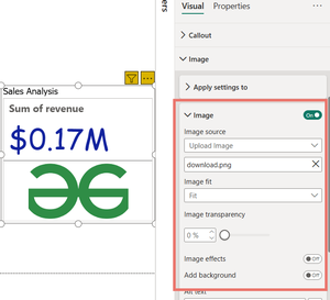 Power BI - How to Format a Card? - GeeksforGeeks