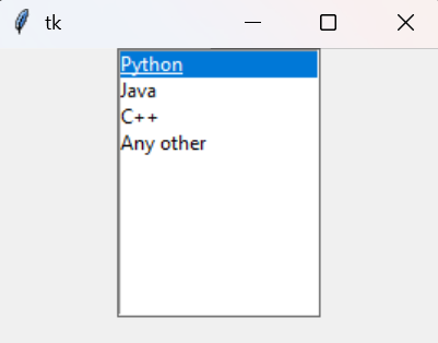 Python Tkinter - GeeksforGeeks