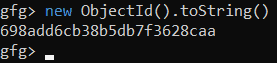 ObjectId in MongoDB - GeeksforGeeks