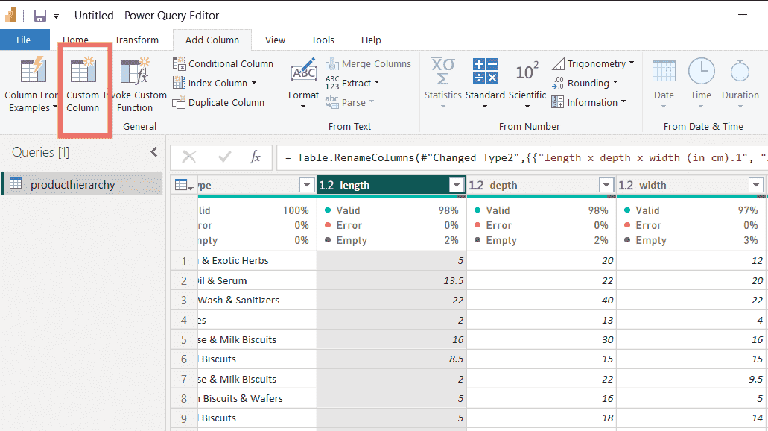 Custom Columns and M Language in Power BI - GeeksforGeeks