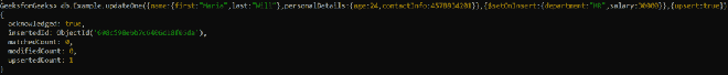 MongoDB - Field Update Operators - GeeksforGeeks