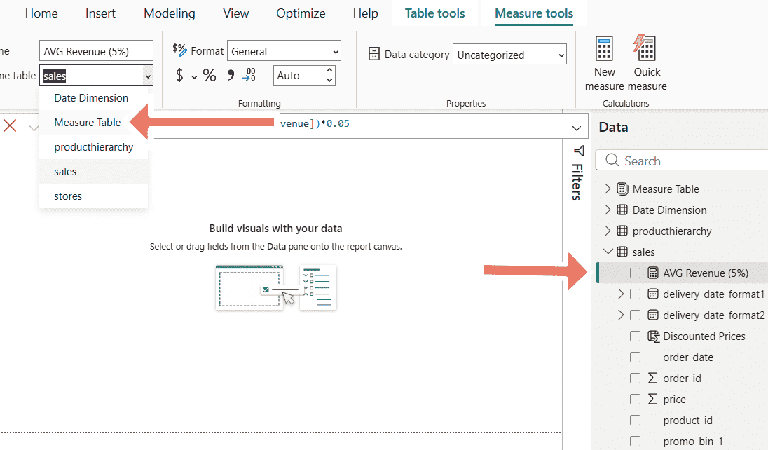 Measure Table in Power BI - GeeksforGeeks