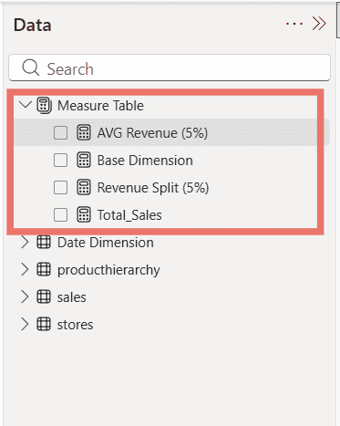 Measure Table in Power BI - GeeksforGeeks