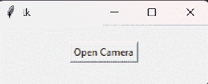Webcam in Tkinter Window | Python - GeeksforGeeks