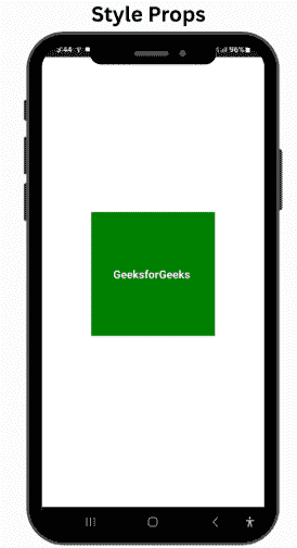 Styling In React Native Application Geeksforgeeks