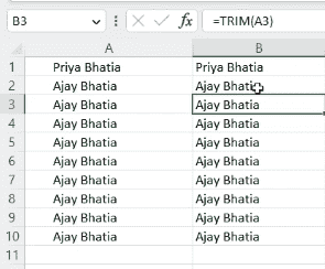 TRIM Function and Its Usage - GeeksforGeeks