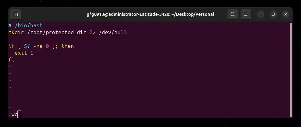 Handling Script Failures in Bash - GeeksforGeeks
