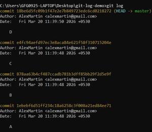 Git Logs - GeeksforGeeks
