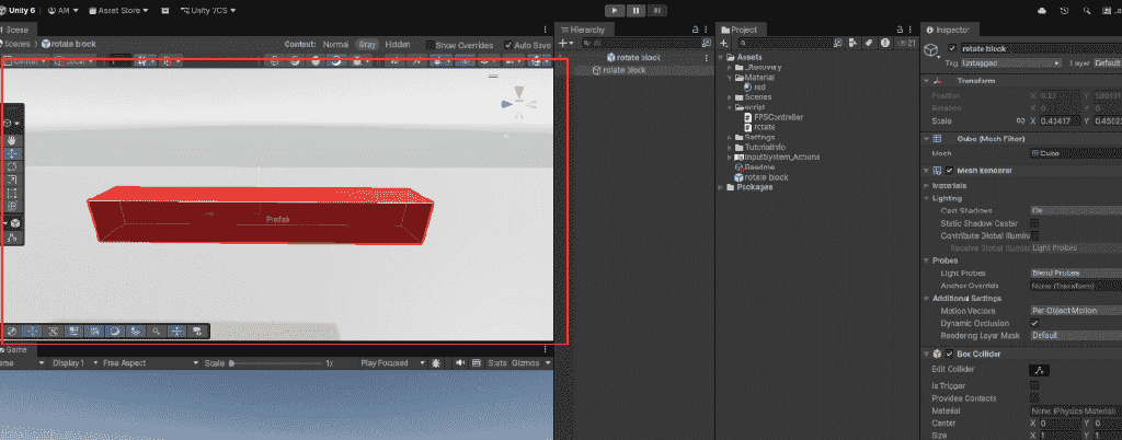 Unity Prefabs - GeeksforGeeks