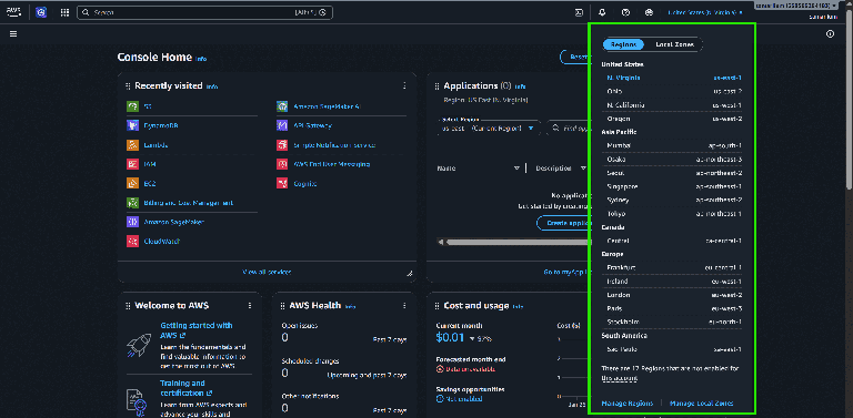 AWS Management Console - GeeksforGeeks