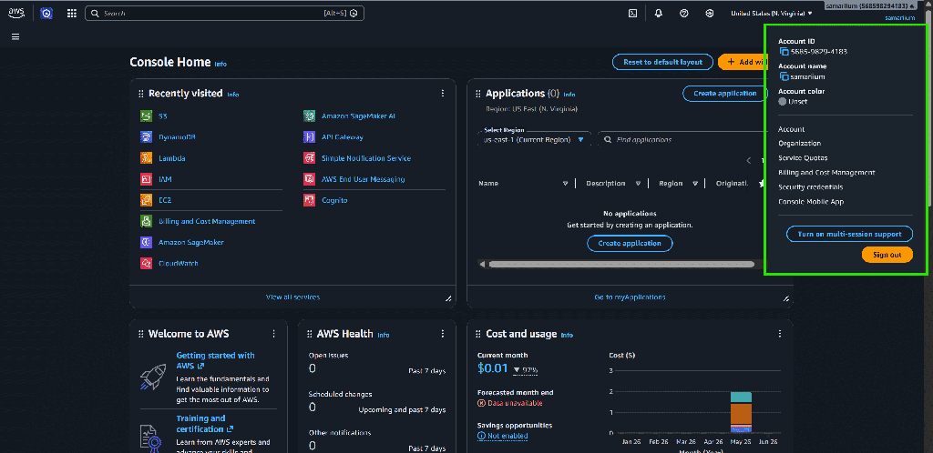 AWS Management Console - GeeksforGeeks