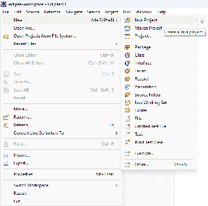 How to create simple java project in eclipse - GeeksforGeeks
